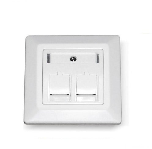 Datwyler Outlet, 2v, UP-K, 35 haaks, (leeg) Incl. afdekraam, Ral9010