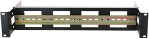 UCS 2HE DIN rail voor 19 inch rack (in diepte verstelbaar)