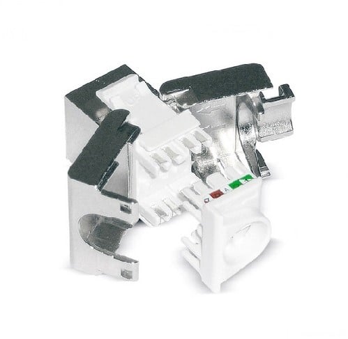 Datwyler Keystone, Cat6, KS-TS, Slimline, STP, RJ45 (Tool-less) 12 stuk(s)