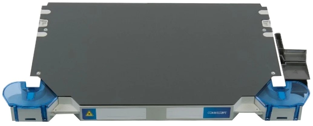 FACT-1ERHPL4S - FACT® Fiber Optic Patch/Splice Chassis, gray, 1E high ...